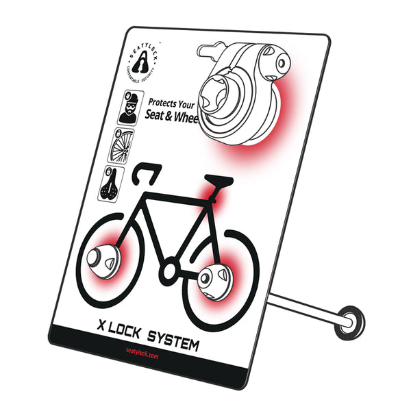 Shop Display for X lock System - SEATYLOCK
